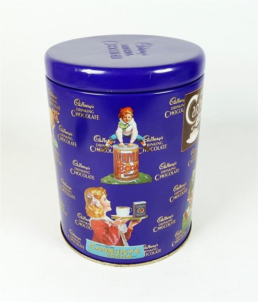 Post Vintage Cadbury s Cadburys Drinking Chocolate Caddy Tin with ...