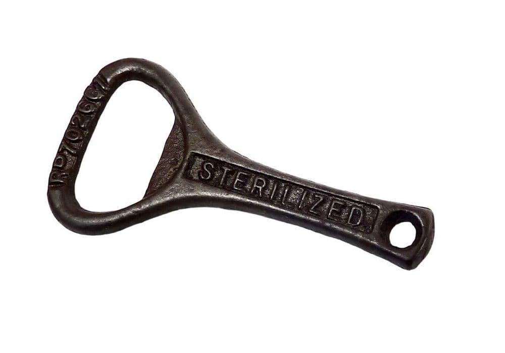 Scarce Antique Cast Iron Crown Cork Bottle Opener Cheshire Sterilized ...