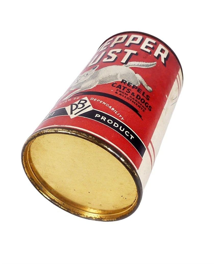 Scarce Vintage Horticultural Tin PBI Pepper Dust c/w Contents Garden ...