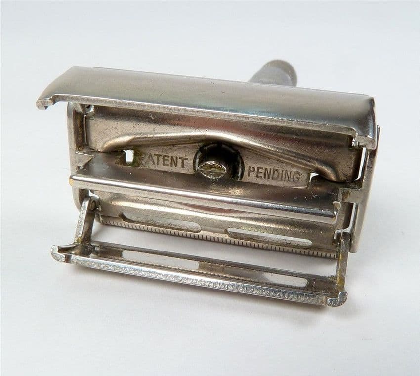 Vintage 1953-54 Gillette TTO Rocket HD Patent Pending Safety Razor Made ...
