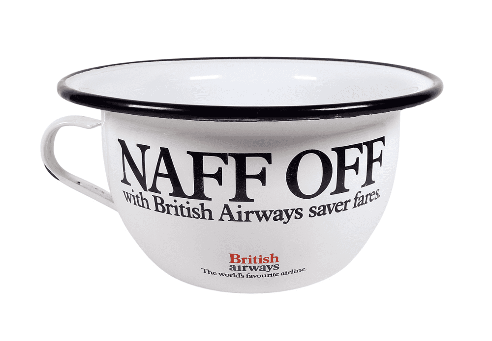 Vintage Advertising British Airways Naff Off Porridge Slade Prison ...