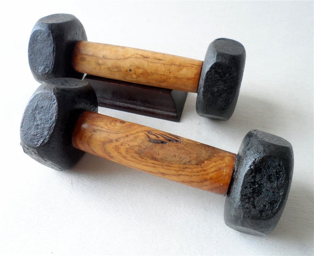 Vintage Antique Weights Woofs Patent Cheltenham No 2 Dumbbells 1890s ...