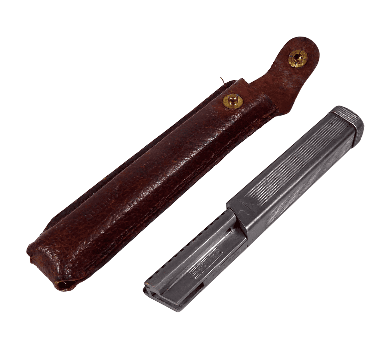 Vintage Art Deco Leather Cased 1926 Patent Schick Injector Repeating B1 ...