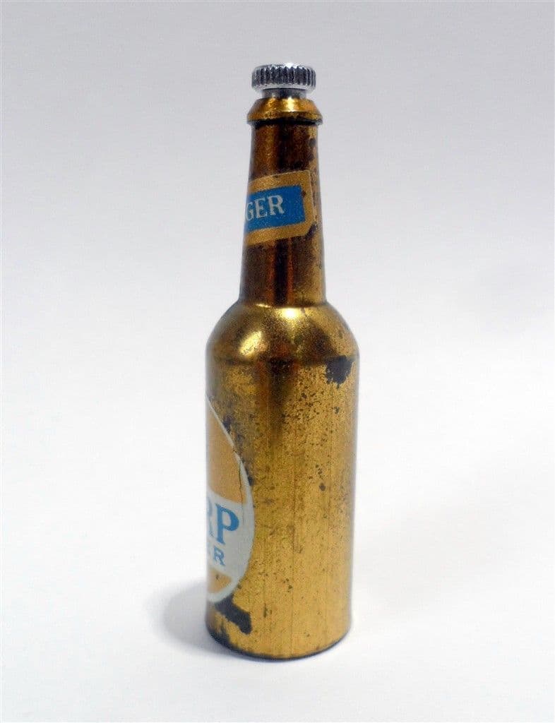 Vintage Bar Metal Figural Push Button Bottle Opener Harp Lager Circa ...