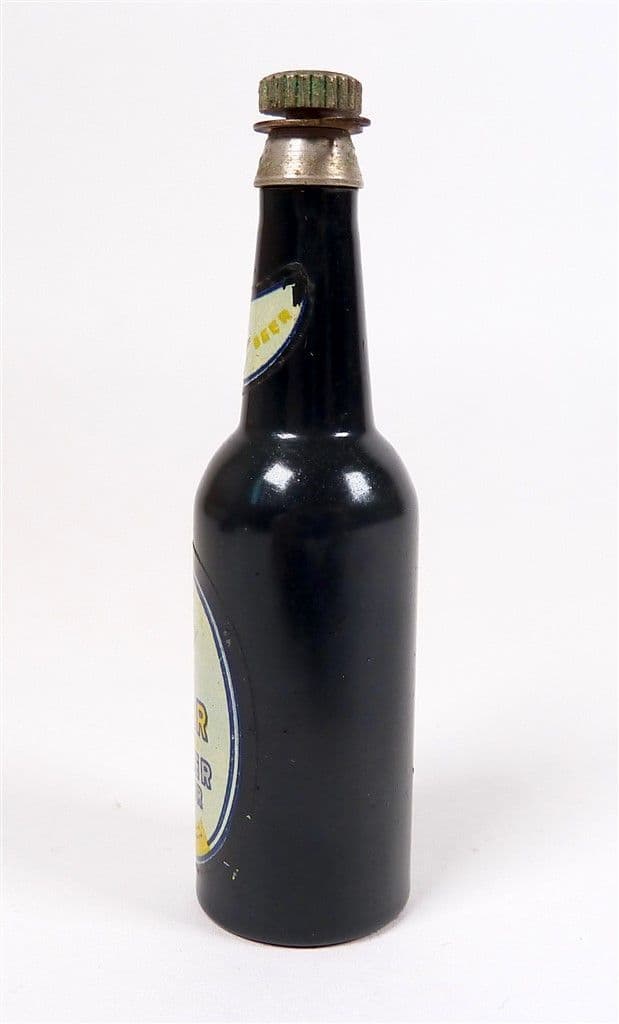 Vintage Bar Metal Figural Push Button Bottle Opener Star Lager Beer ...