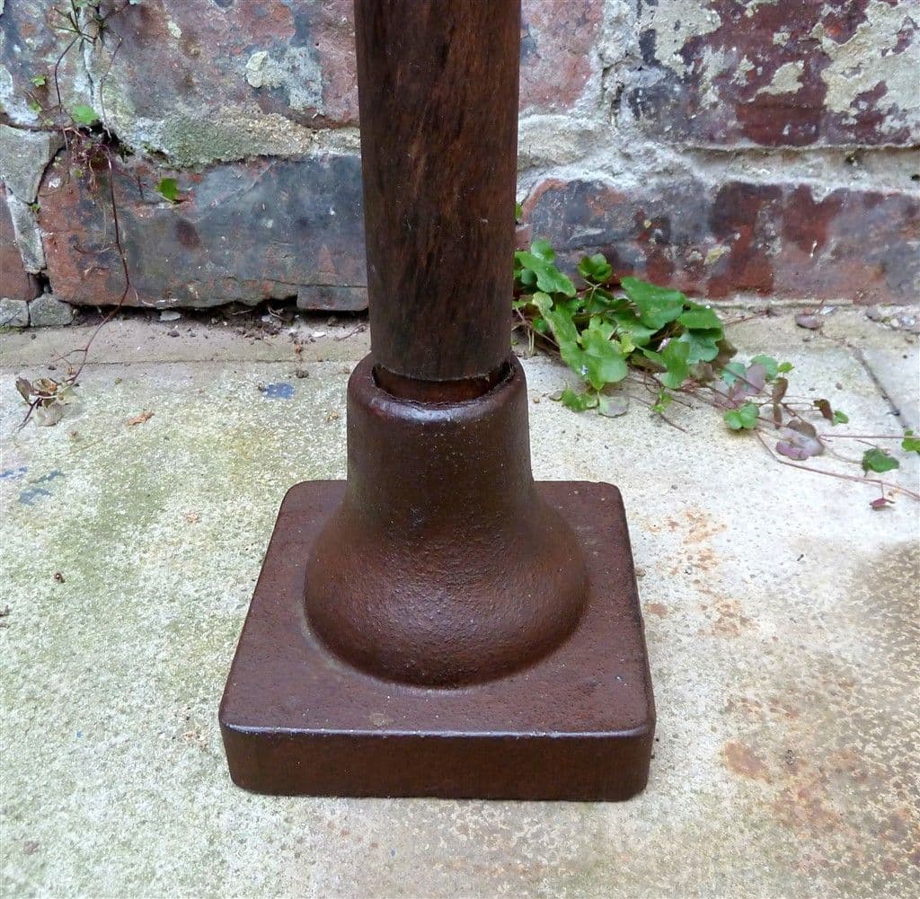 Vintage Builders Tool Long Handled Punner Tamper Pounder Rammer ...
