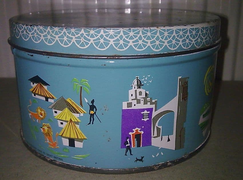 Vintage Cadbury s Cadburys Lucky Numbers Assortment Sweet Tin Circa 1960s