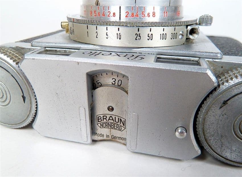 Vintage Camera Braun Paxette 35mm Film c 1950s c/w Leather Case Cassar ...