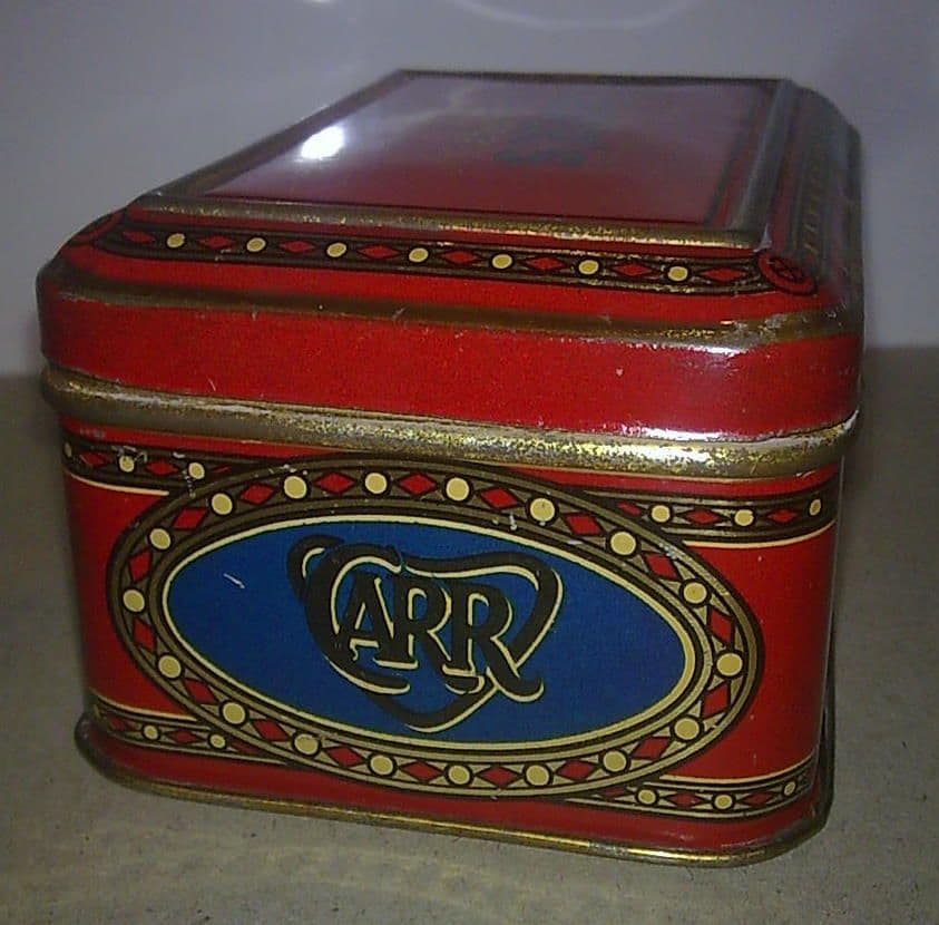Vintage Carr s Carrs Carlisle Pineapple Jack Sample Biscuit Tin Circa 1920s