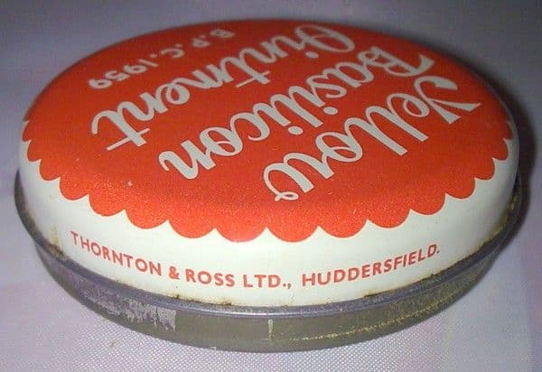 Vintage Chemist Tin Yellow Basilicon Ointment BPC 1959 Thornton & Ross ...