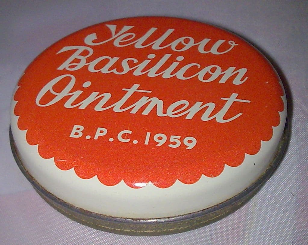Vintage Chemist Tin Yellow Basilicon Ointment BPC 1959 Thornton & Ross ...