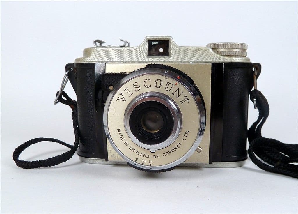 Vintage Coronet Ltd Viscount 828 Roll Film Box Camera Birmingham ...