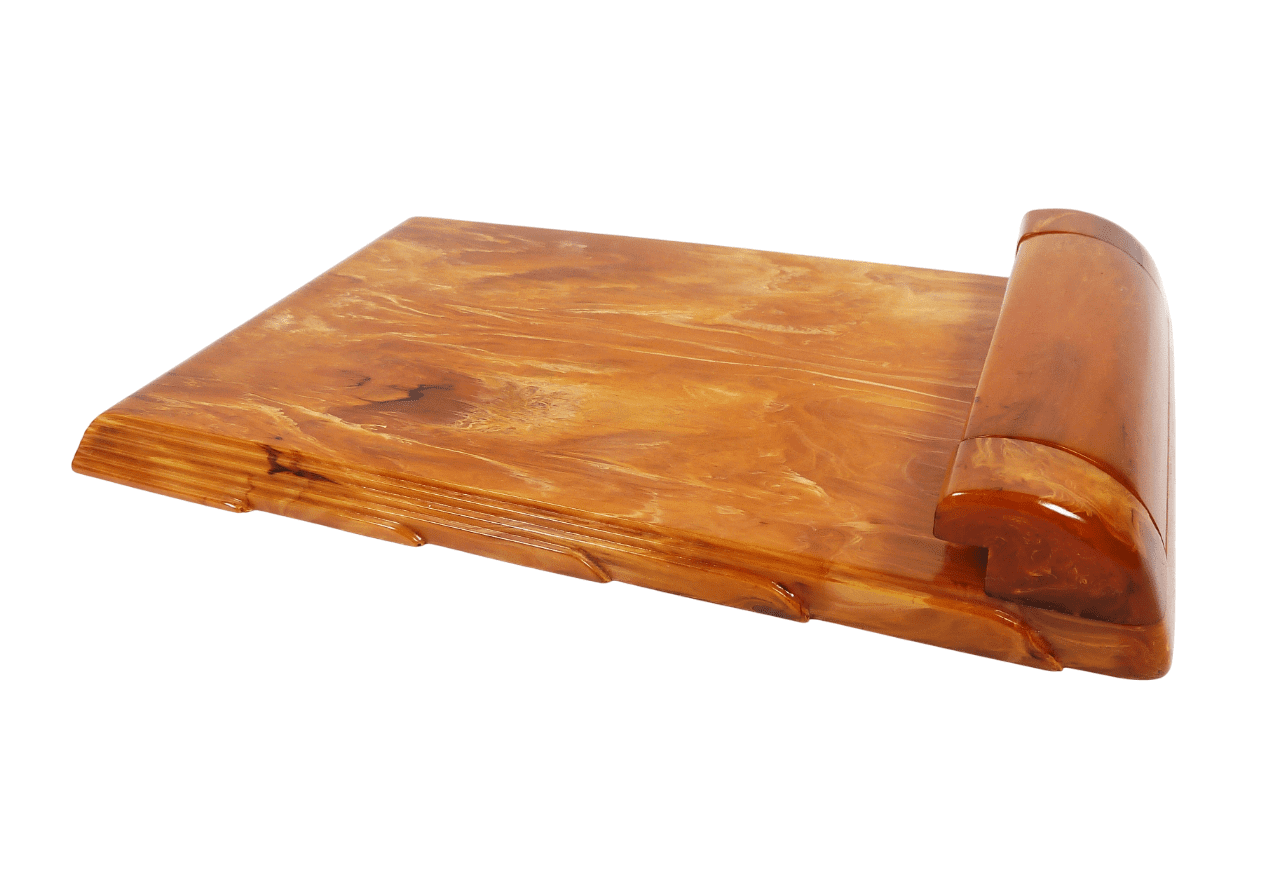 Vintage Desk Art Deco Dickinson Carvacraft Butterscotch Amber Catalin ...