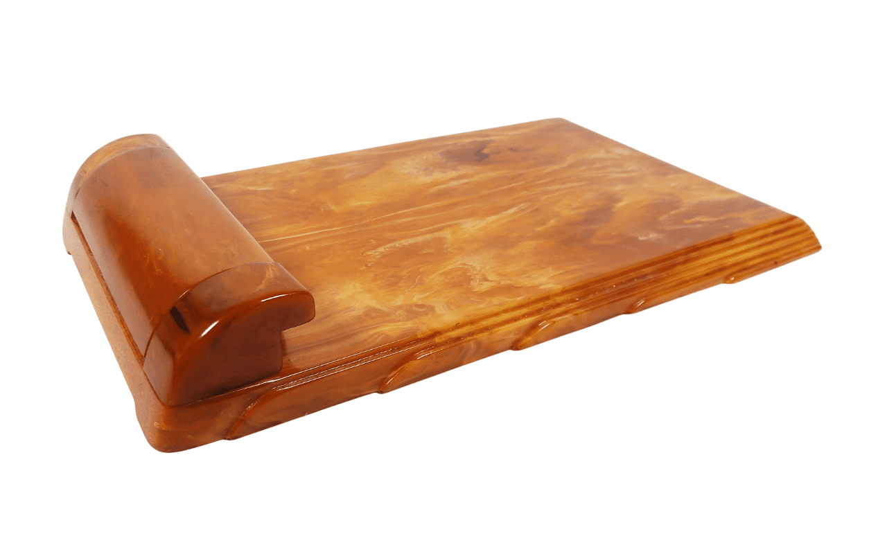Vintage Desk Art Deco Dickinson Carvacraft Butterscotch Amber Catalin ...