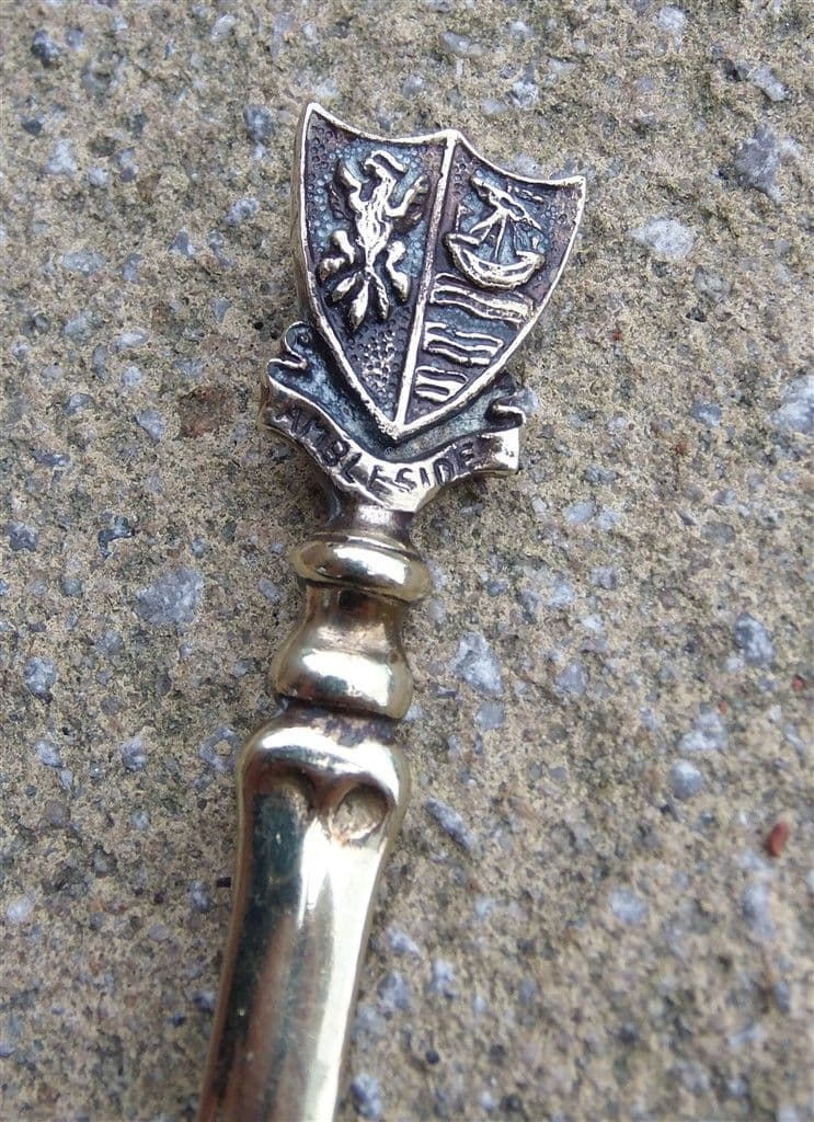 Vintage Desk Office Brass Ambleside Paper Knife Letter Opener Lake ...