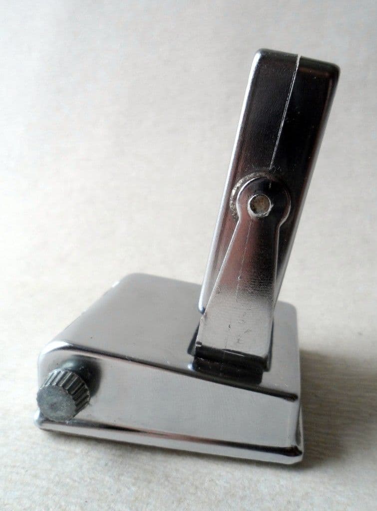 Vintage Desk Office Chrome Plate Rectangular Perpetual Metal Flip ...