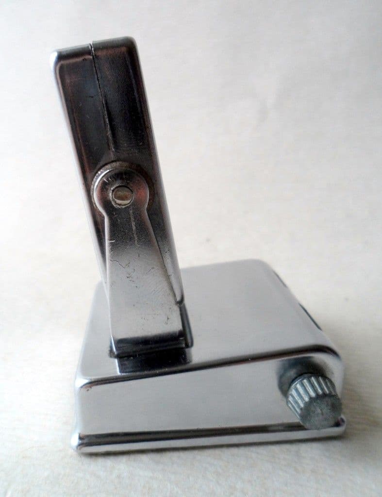 Vintage Desk Office Chrome Plate Rectangular Perpetual Metal Flip ...