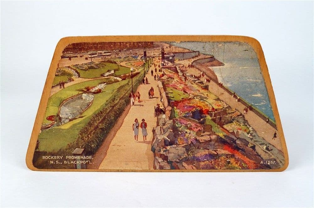 Vintage Desk Office Rockery Promenade NS Allen & Sons Blackpool Letter ...