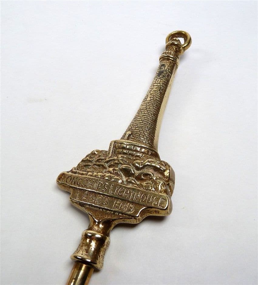 Vintage English Long Handled Brass Fire Toasting Fork Longships ...