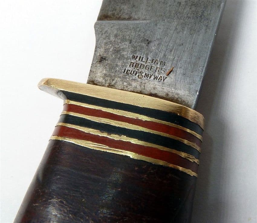 Vintage English William Rodgers Sheffield I Cut My Way Sheath Knife ...