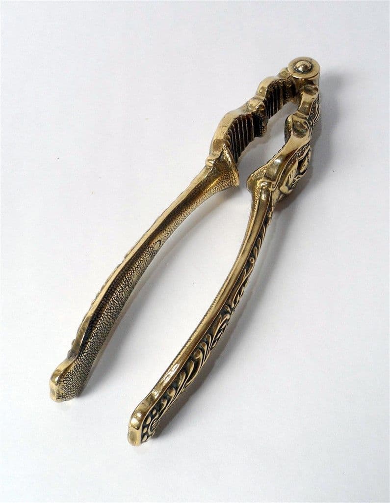 Vintage French Registered Design MOD DEP Brass Nutcracker Nut Cracker ...