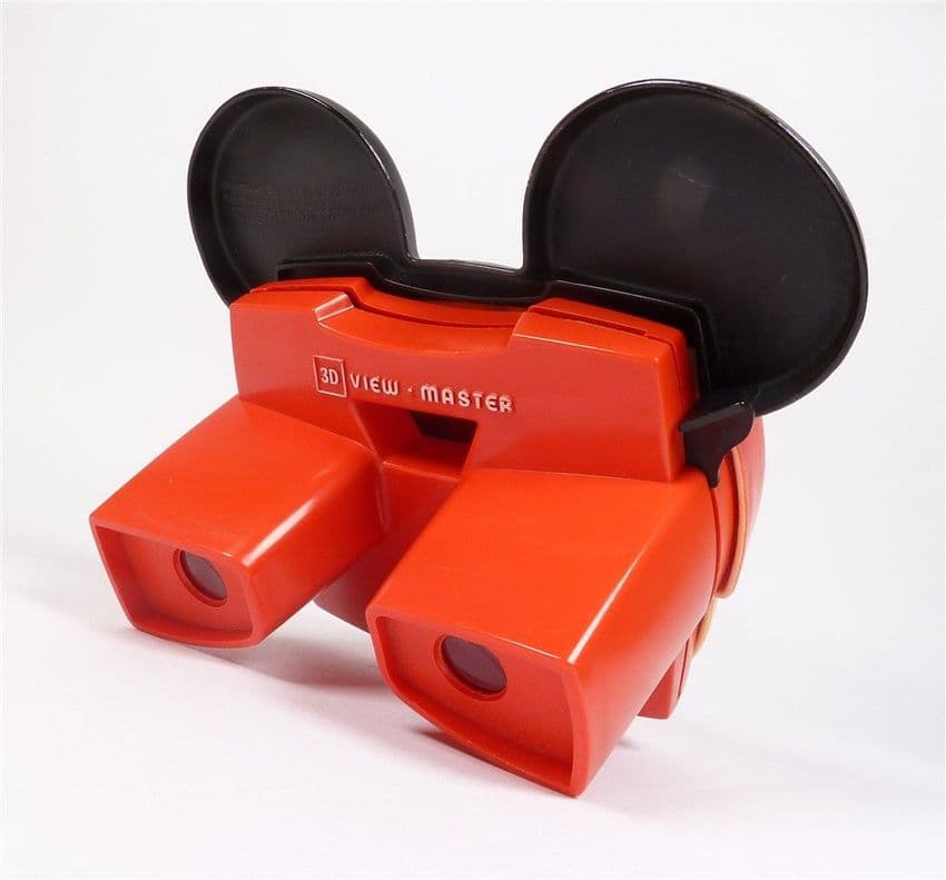 Vintage GAF 3-D Viewmaster View Master Model J Mickey Mouse Face ...