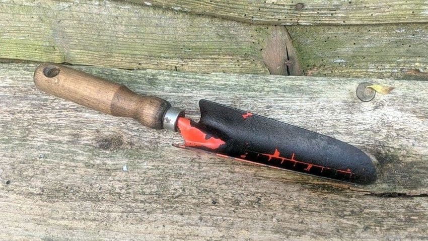 Vintage Garden Gardening Tool Narrow Hand Trowel Depth Measurements ...