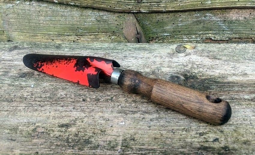 Vintage Garden Gardening Tool Narrow Hand Trowel Depth Measurements ...