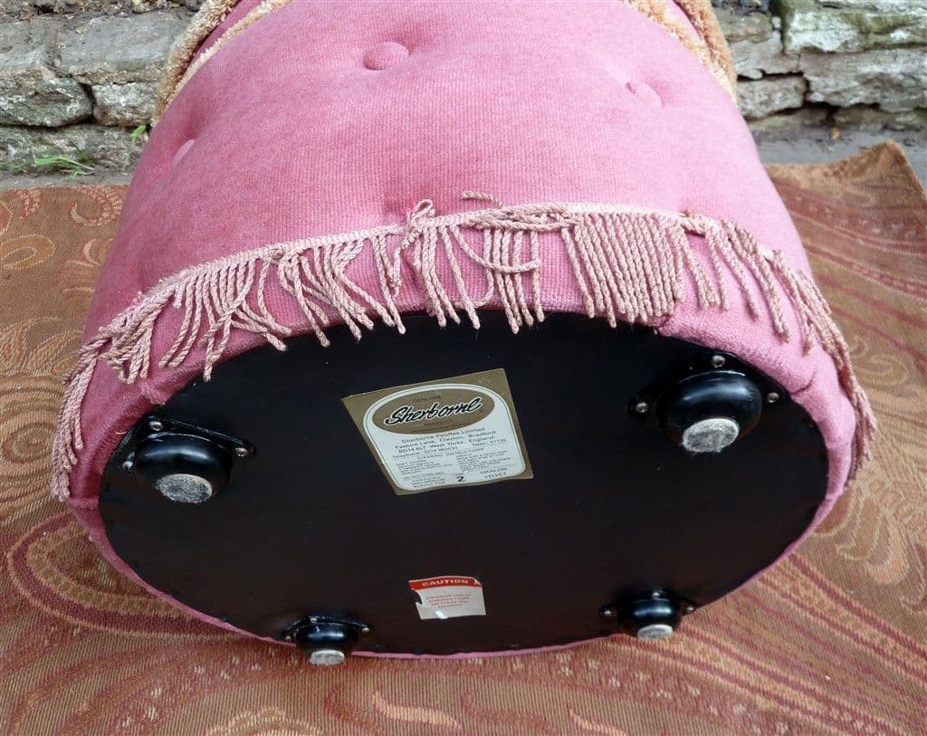 Vintage Genuine Sherborne Pouffes Limited Bradford Boudoir Bedroom Tub ...