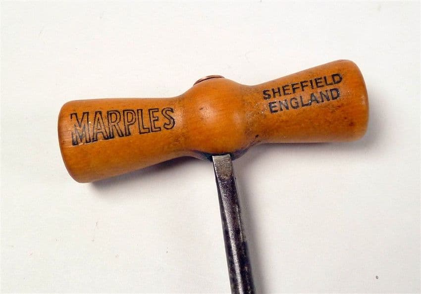 Vintage Hand Tool Marples of Sheffield England Wood Wooden Handled ...