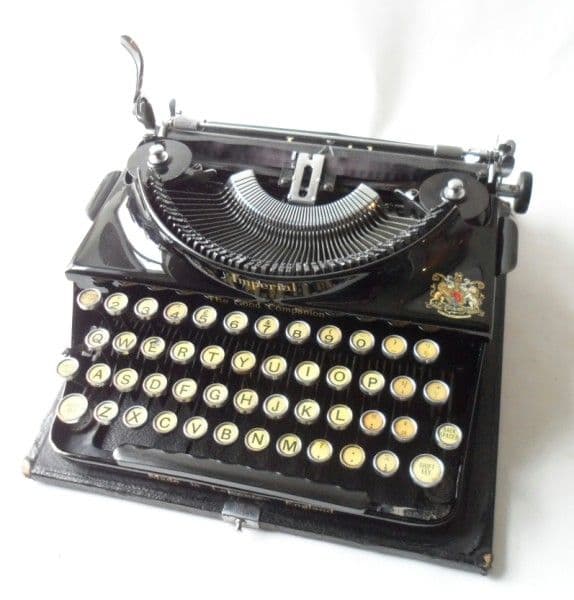 Vintage Imperial Good Companion Portable Manual Typewriter Circa 1940s ...