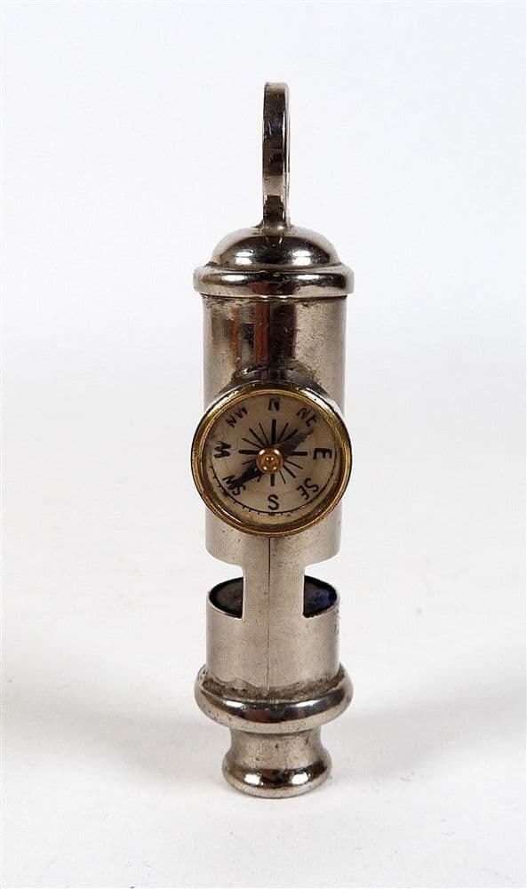 Vintage J Hudson The Emca Boy Scouts Compass Whistle Made in England ...