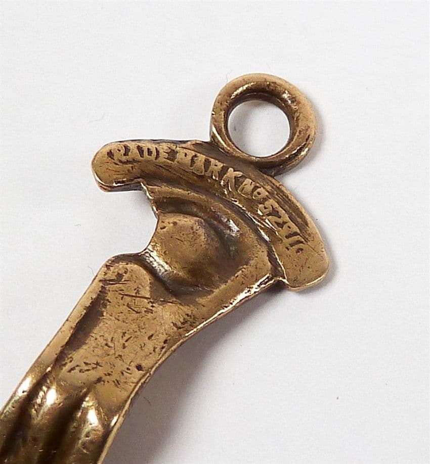 Vintage Joan the Wad Lucky Brass Charm Queen of the Pixies Cornish ...
