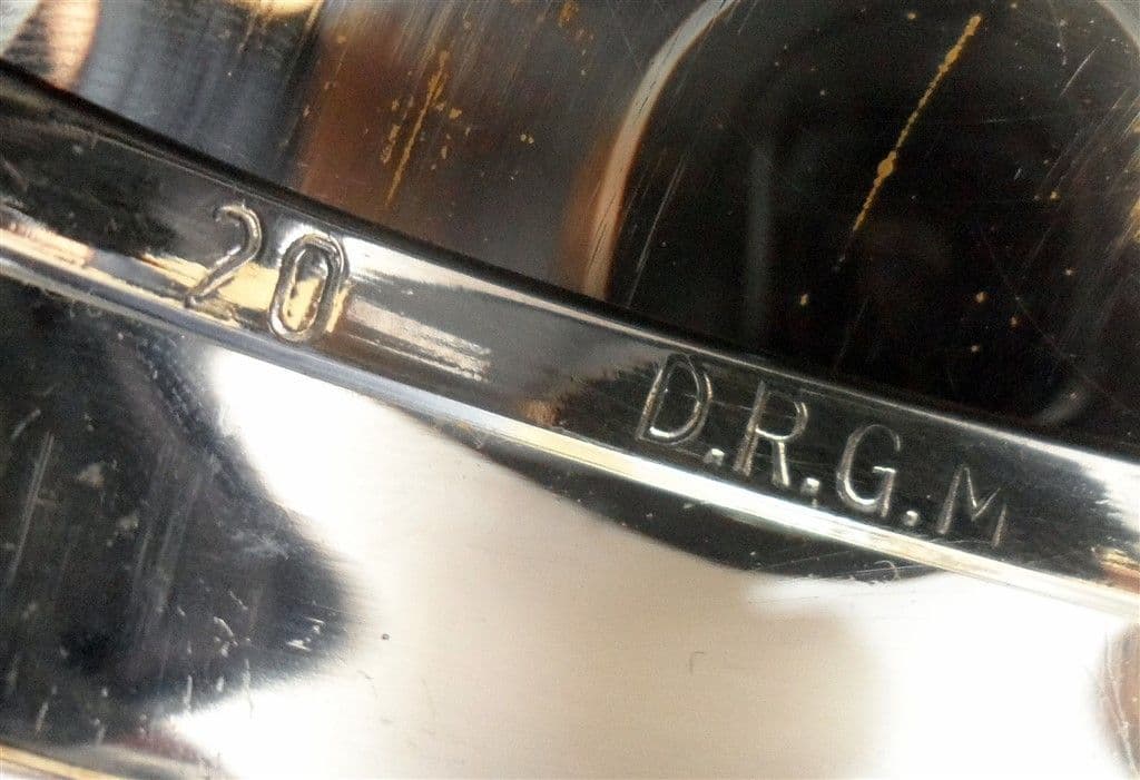 Vintage Kitchen Utensil Tool DRGM Design Reg Reliance Chrome Ice Cream ...
