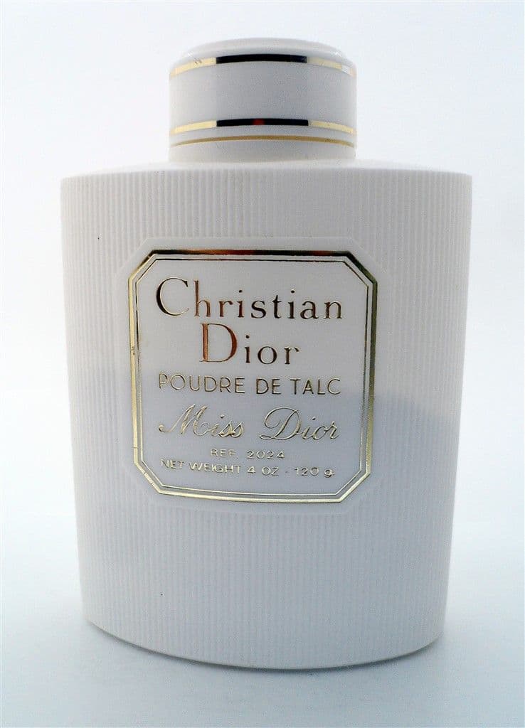 Vintage Ladies Perfume Scent Christian Dior Miss Dior Poudre Talc 4 oz ...