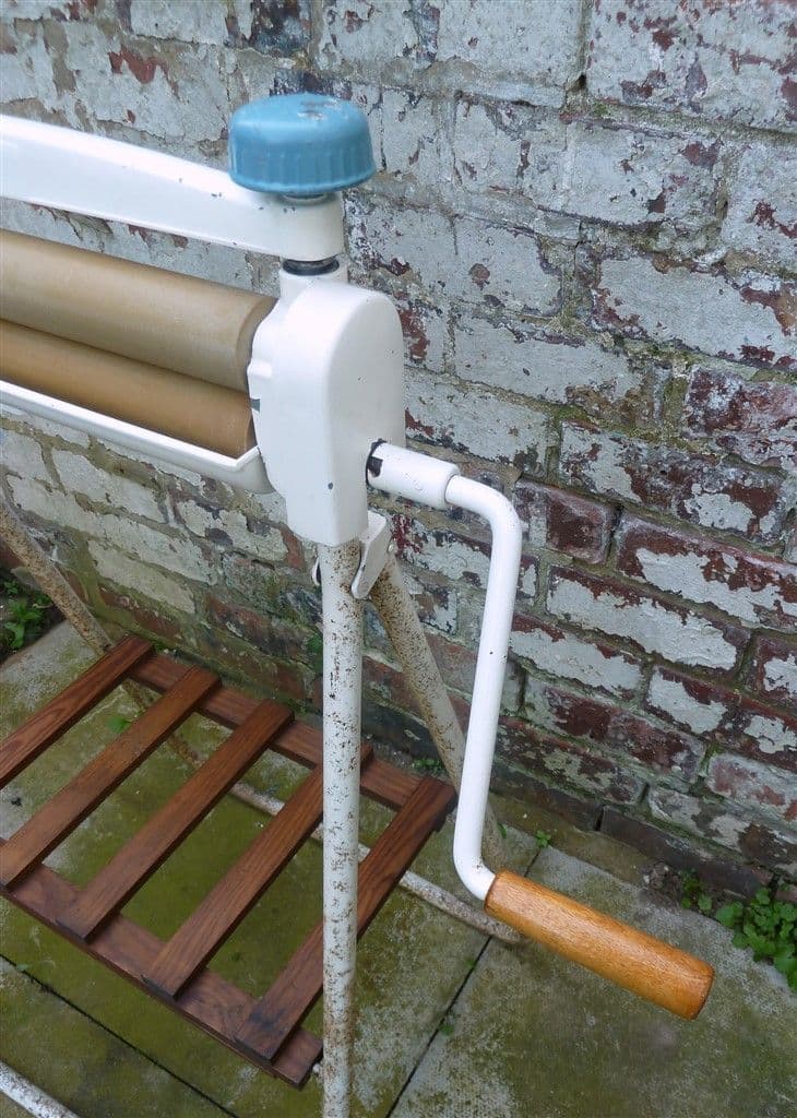 Vintage Laundry Kitchen Washing Folding Foldaway Mangle Wringer 1950s ...