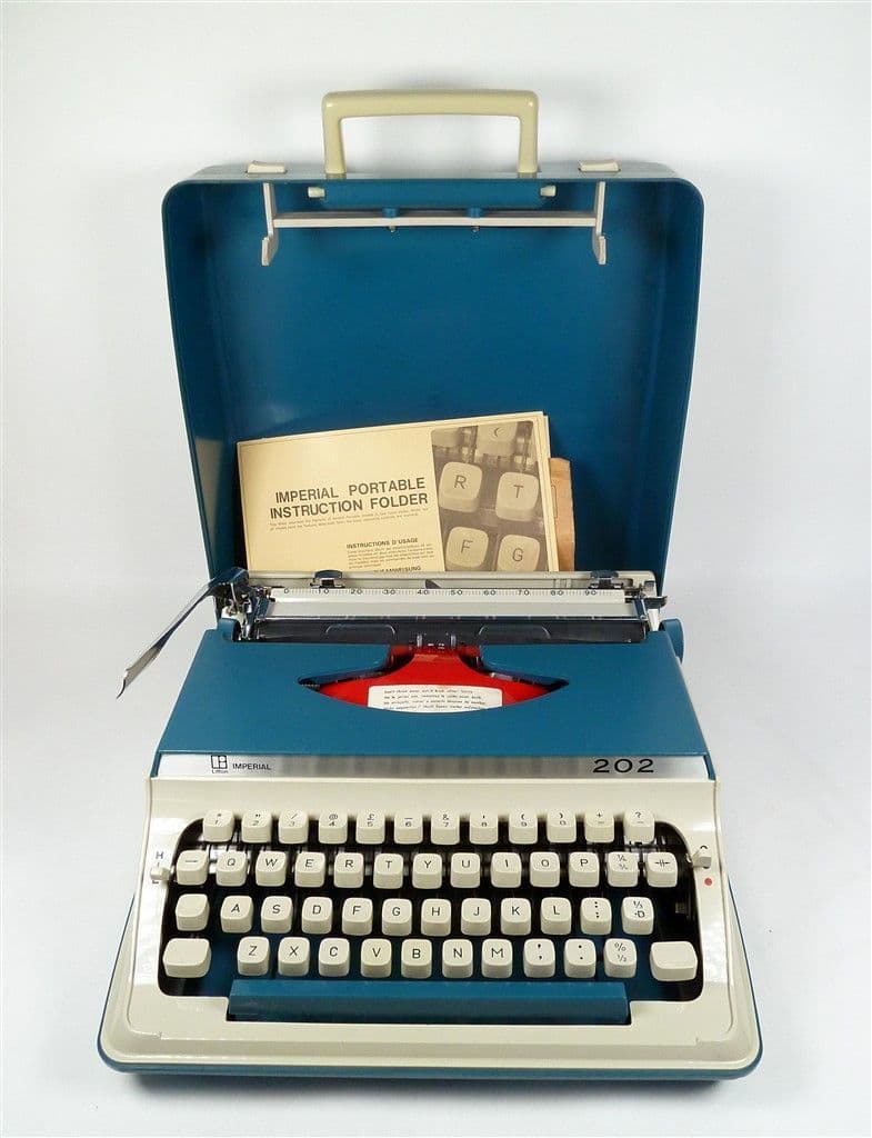 Vintage Litton Royal Imperial 202 Portable Manual Typewriter 70s ...