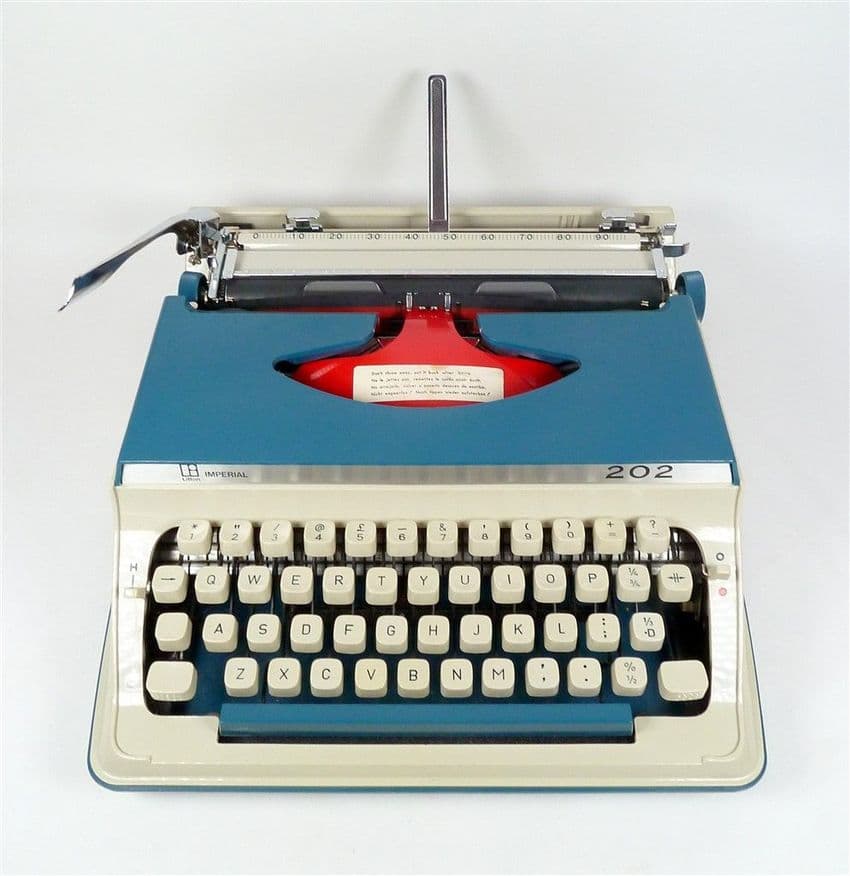 Vintage Litton Royal Imperial 202 Portable Manual Typewriter 70s ...