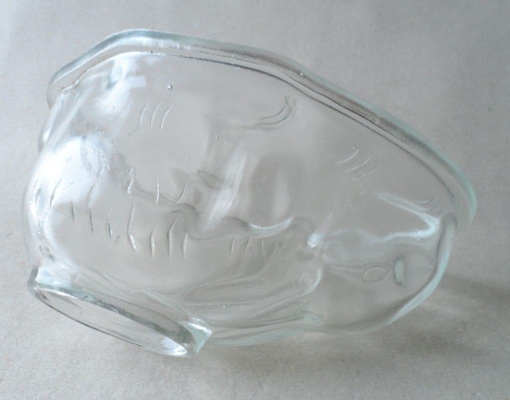 Vintage Mid Century Kitchen Large Clear Glass Traditional Rabbit Form ...