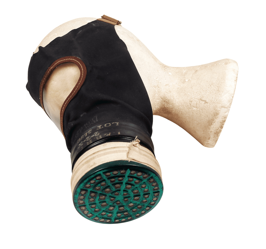 Vintage Military Cased 1937 WW2 British Civilian Large Adults Gas Mask ...