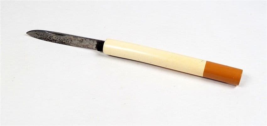 Vintage Nelson Promo Cigarette Folding Folder Pocket Knife Figural ...
