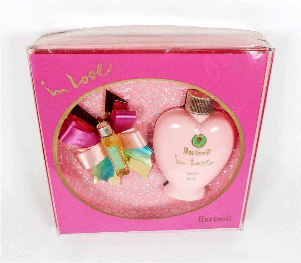 Vintage Norman Hartnell In Love Perfume Gift Set Mini Miniature 80g ...