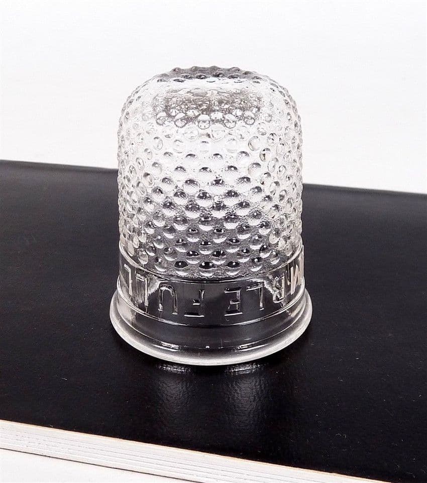 Vintage Novelty Moulded Thimble Shot Tot Drinking Glass Circa 1930s ...