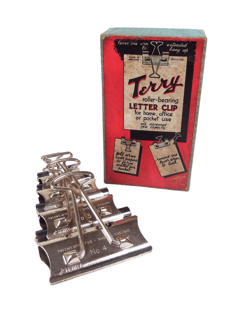 Vintage Office Desk Boxed Herbert Terrys Patent Roller Bearing Pocket ...