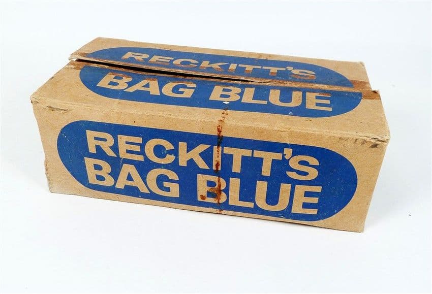 Vintage Packaging Washing Laundry Reckitt s Bag Blue Trade Box c/w 3 ...
