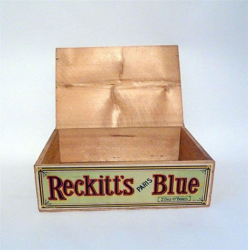 Vintage Packaging Washing Laundry Reckitt s Bag Blue Trade Pine Box ...