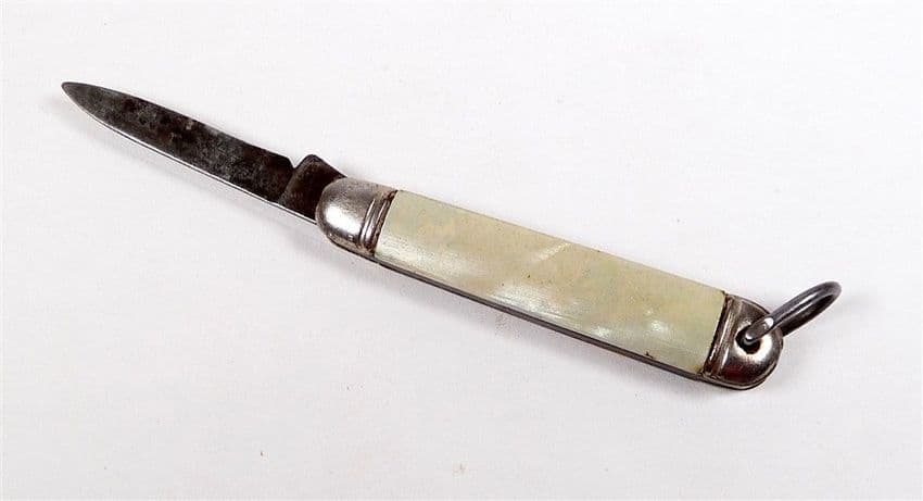 Vintage Richards Sheffield Mini Miniature Folding Folder Pocket Knife ...