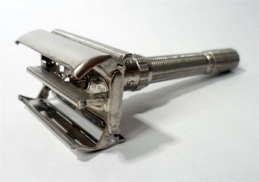 Vintage Shaving 1963 Gillette TTO Slim Adjustable Safety Razor US ...