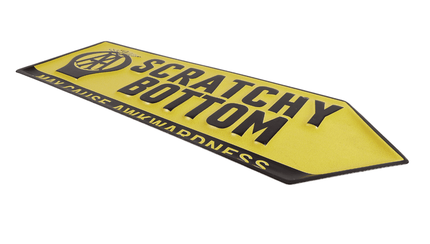 Vintage Style Pressed Steel AA Directional Sign Scratchy Bottom May ...