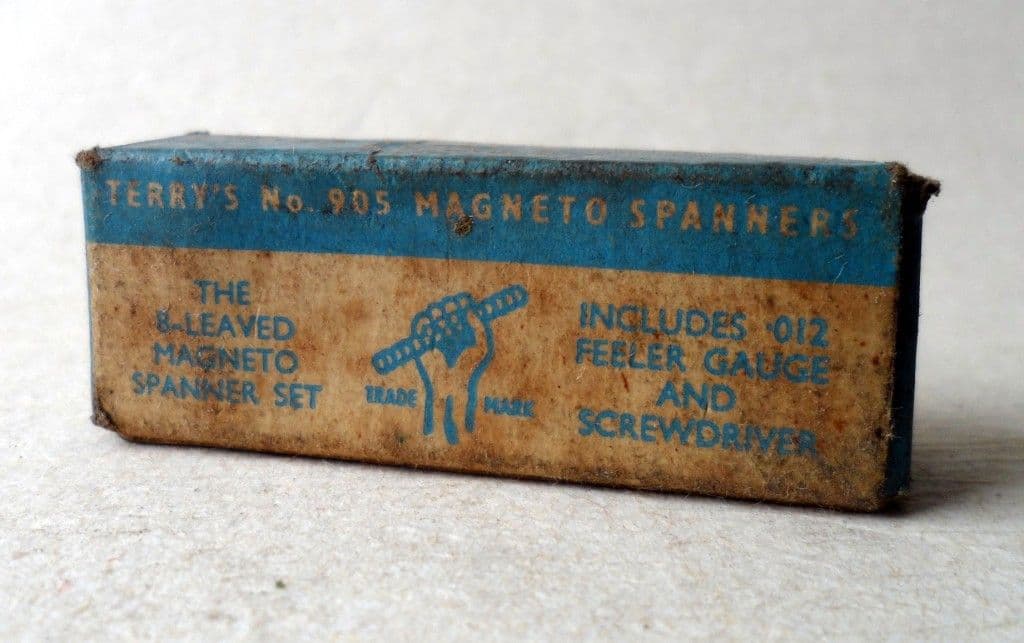 Vintage Tool Boxed Terry s No 906 8 Leaved Magneto Spanner Set Feeler ...